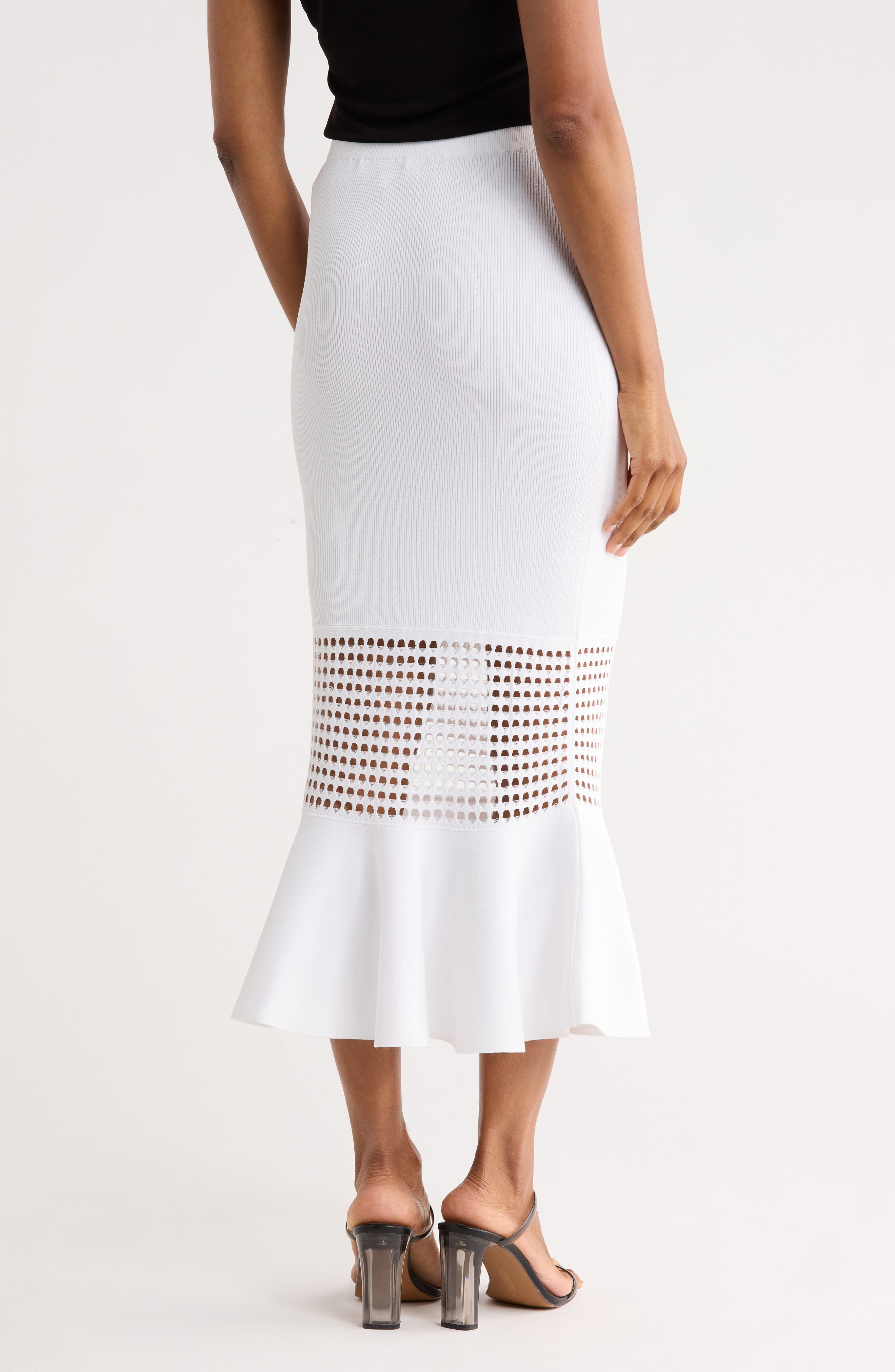 Diane von Furstenberg Georgia Eyelet Sweater Skirt | Nordstromrack