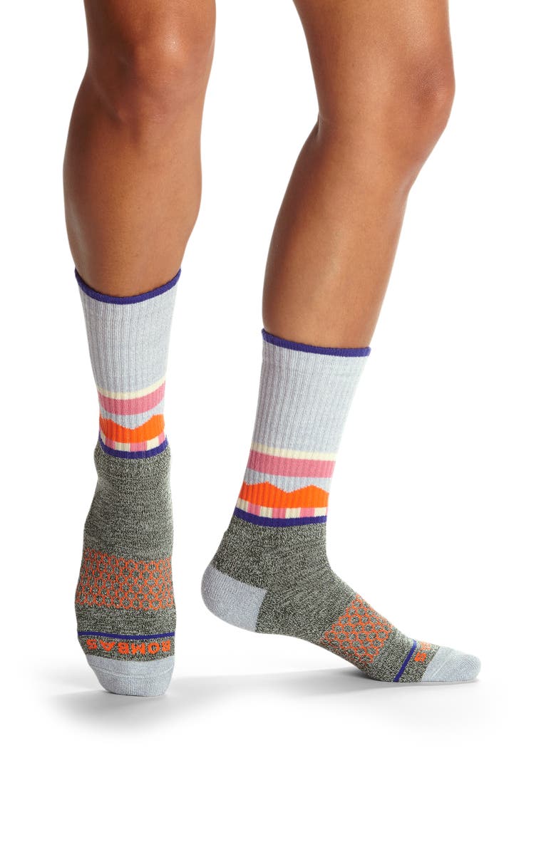 Bombas Marl Summit Fair Isle Crew Socks | Nordstrom