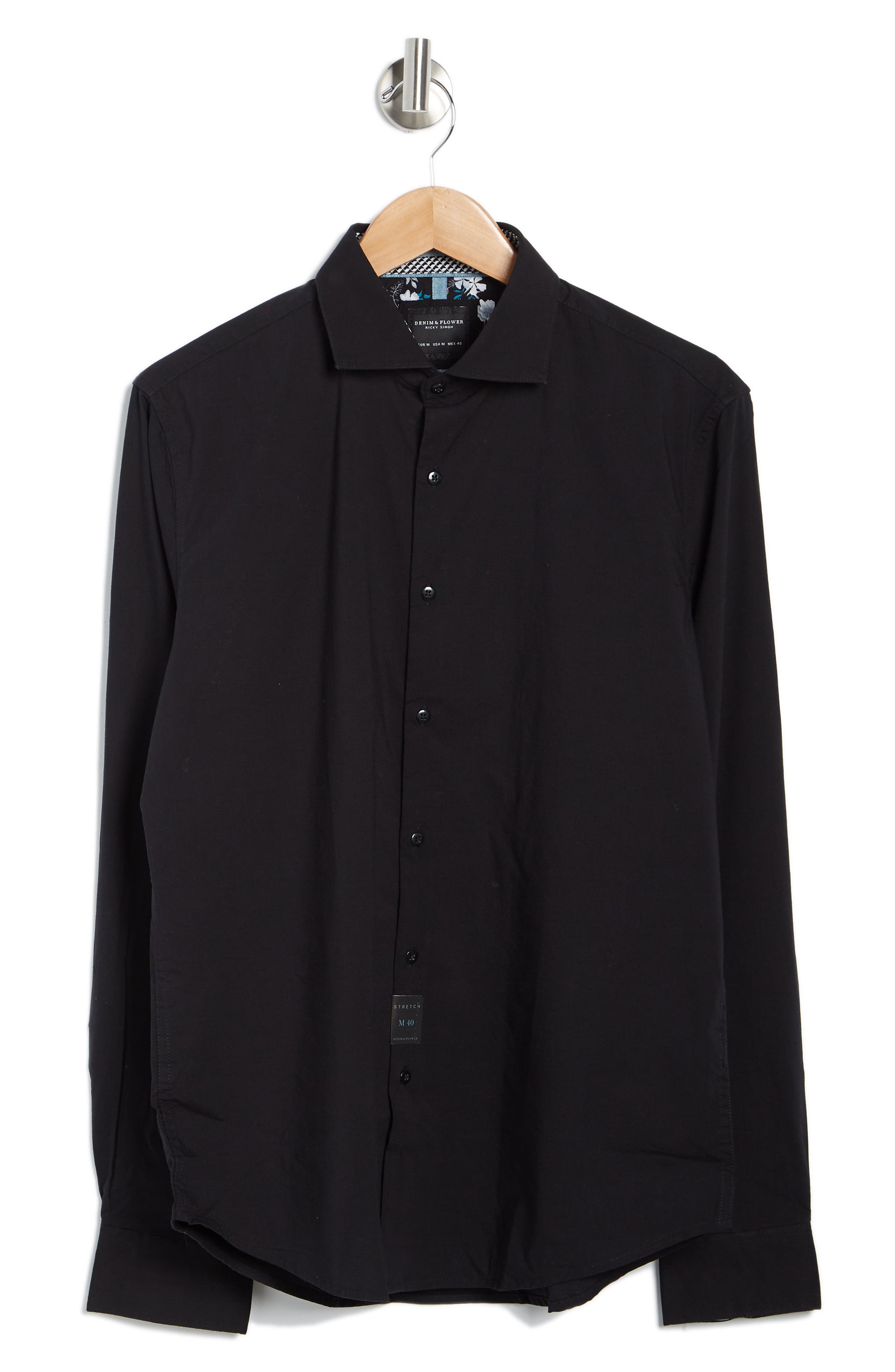 DENIM AND FLOWER Tech Long Sleeve Button-Up Shirt | Nordstromrack