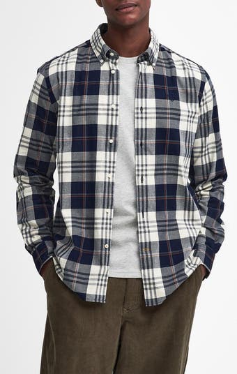 Barbour Edgar Plaid Slim Fit Button-Down Shirt | Nordstrom