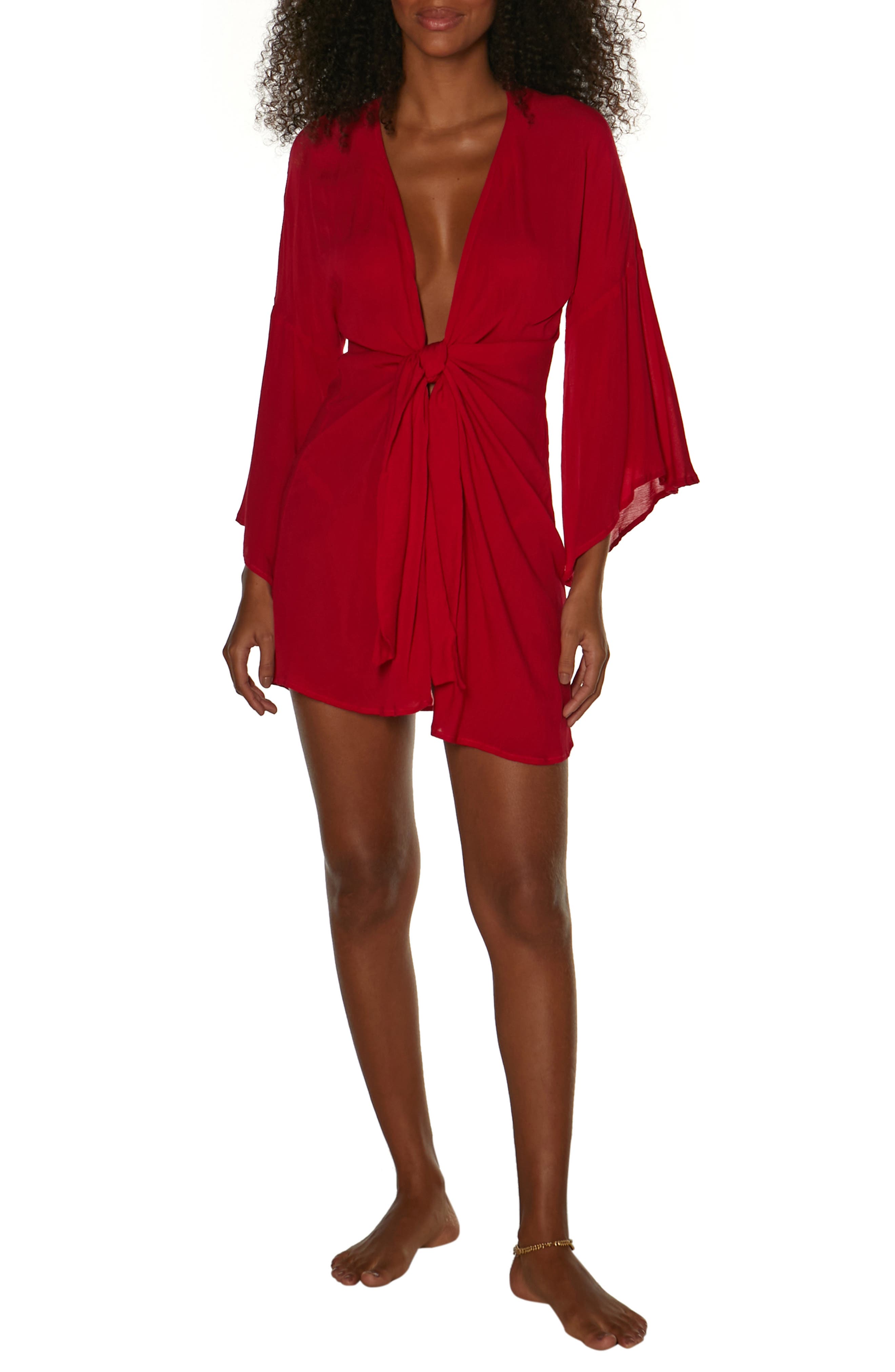 ViX Paula Hermanny ViX Perola Knot Cover-Up Wrap | Nordstrom