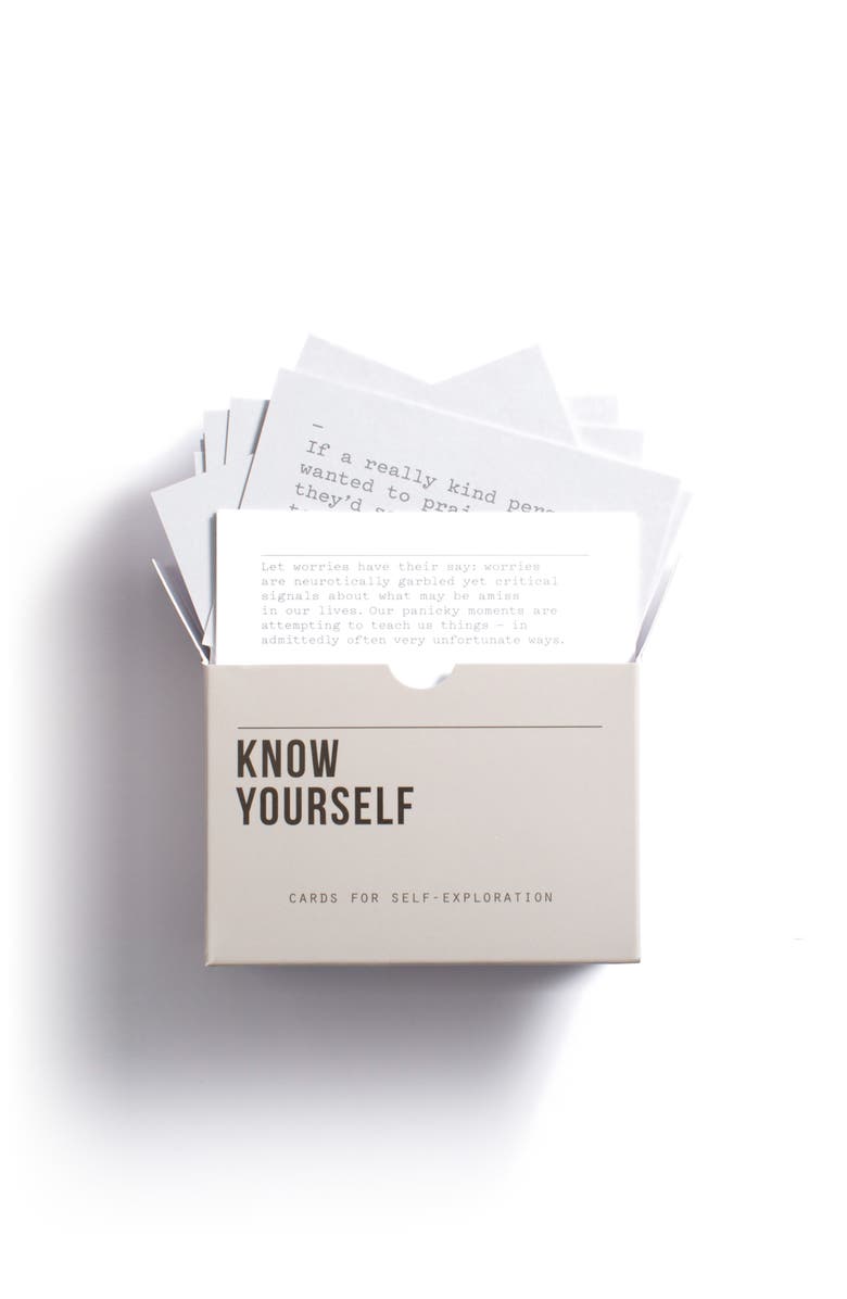 THE SCHOOL OF LIFE Know Yourself Prompt Cards | Nordstrom