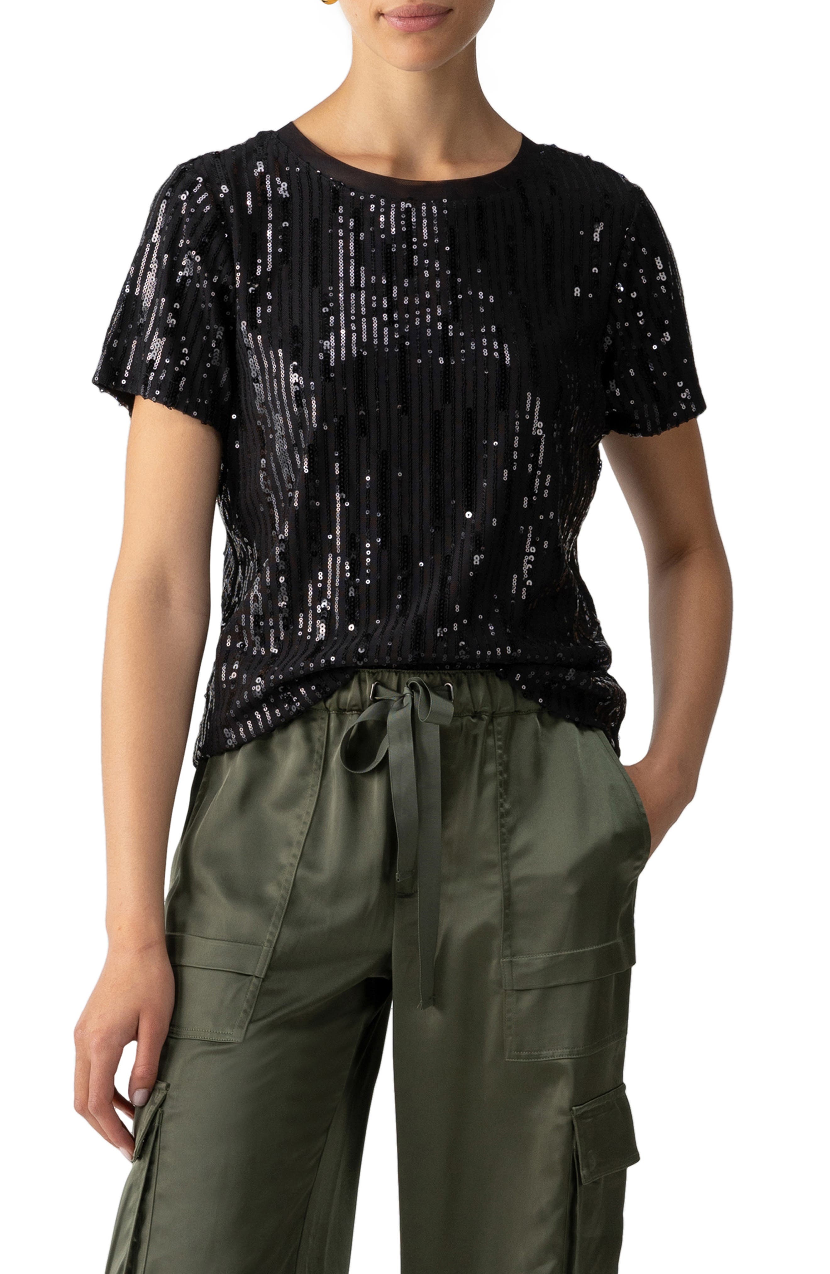 Sanctuary Sequin Perfect T-Shirt | Nordstromrack