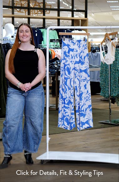 Billabong Split Spirit Floral Wide Leg Pants | Nordstrom
