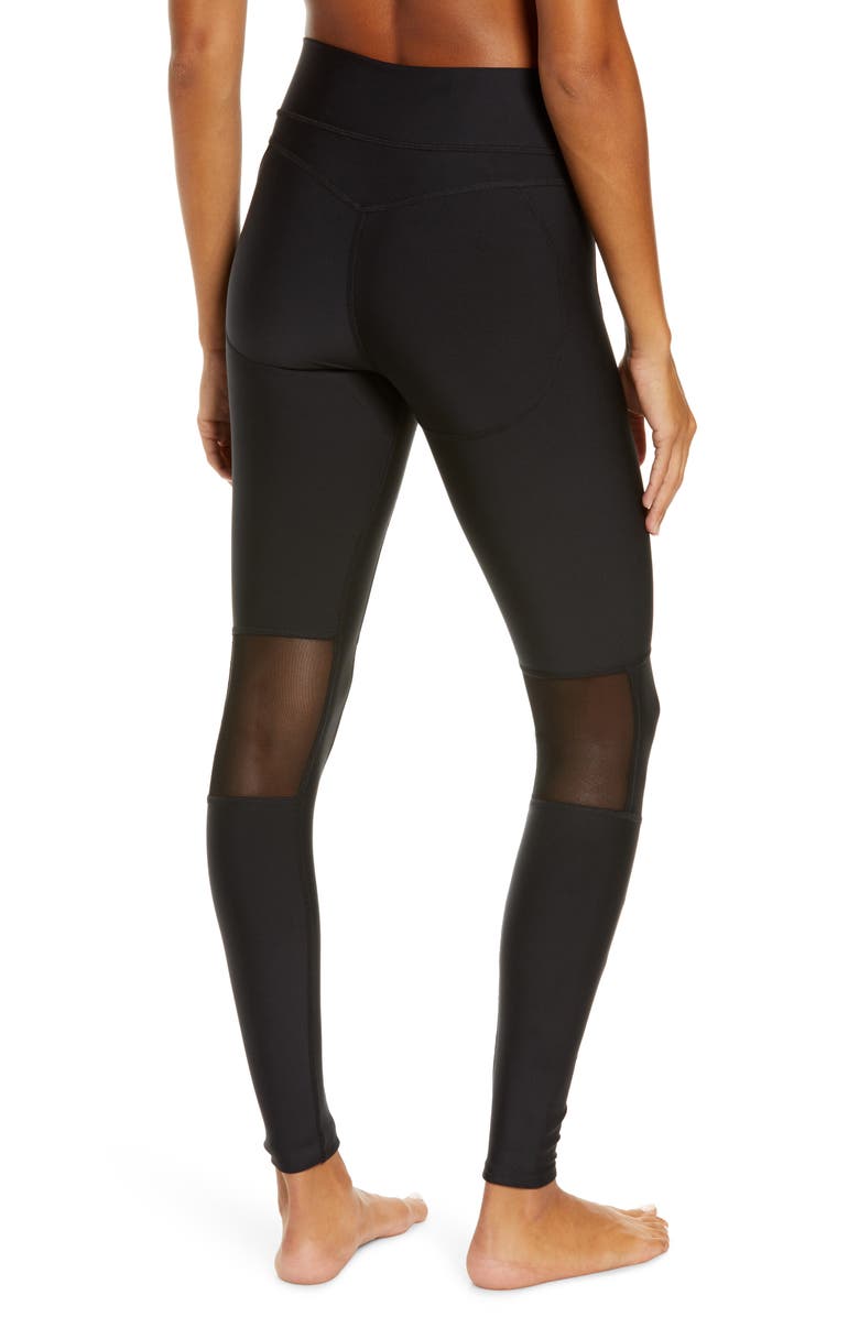 Alo High Waist Mesh Inset Leggings | Nordstromrack