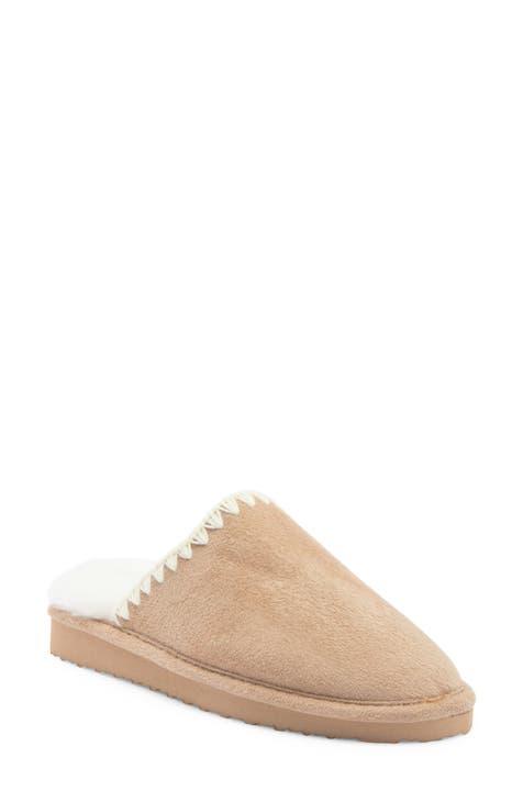 Clearance Shearling, Leather, & Fur Slippers for Women | Nordstrom Rack