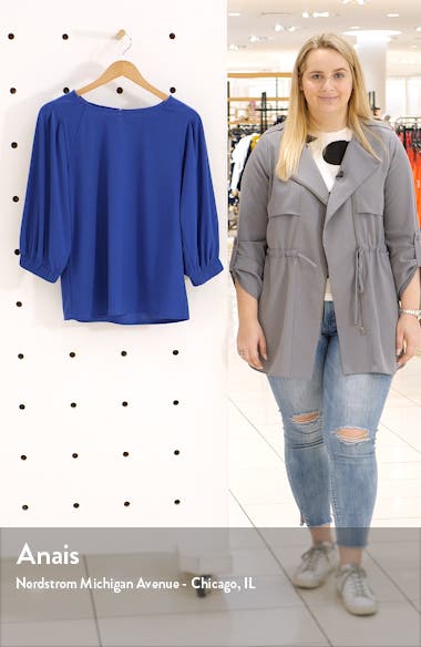 Halogen® Banded Sleeve Knit Top | Nordstromrack