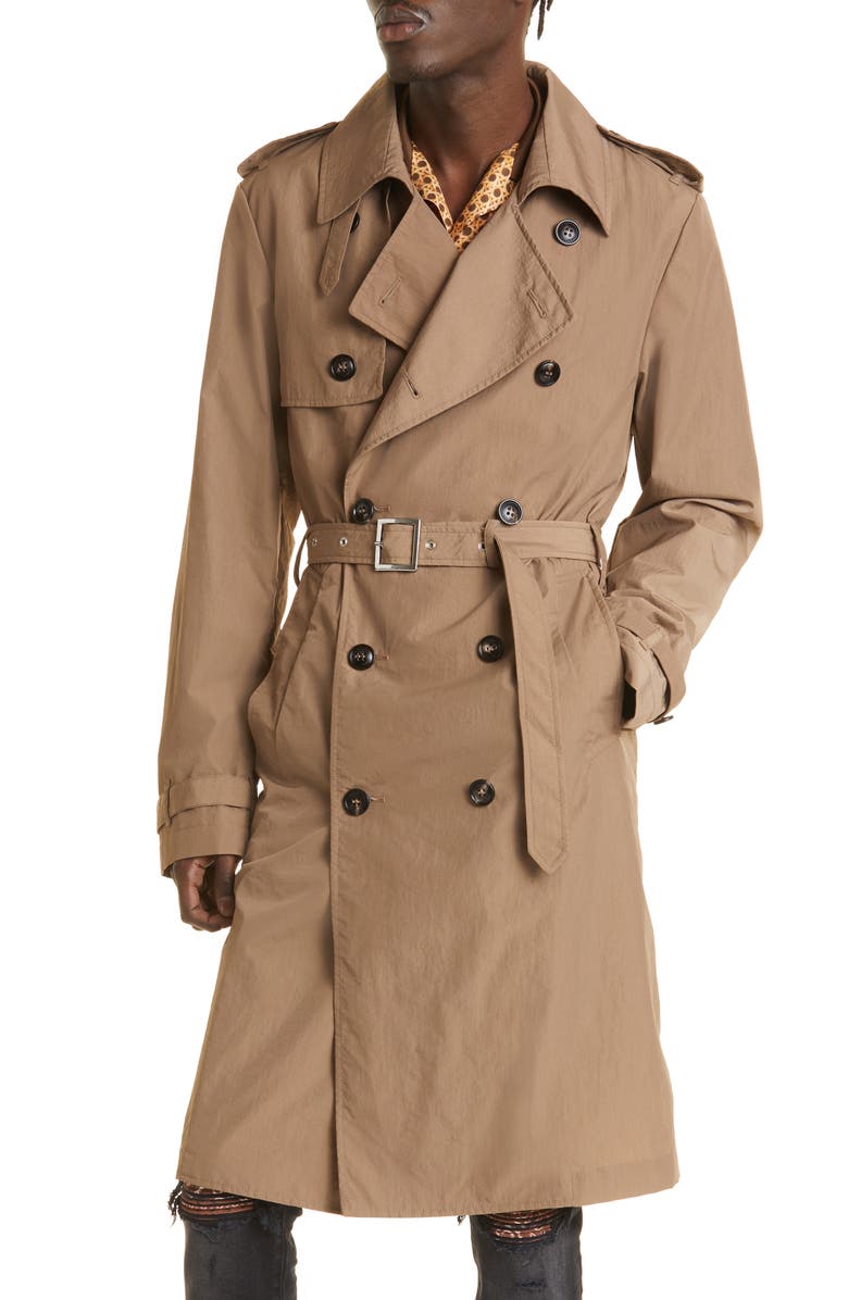 AMIRI Double Breasted Trench Coat | Nordstrom