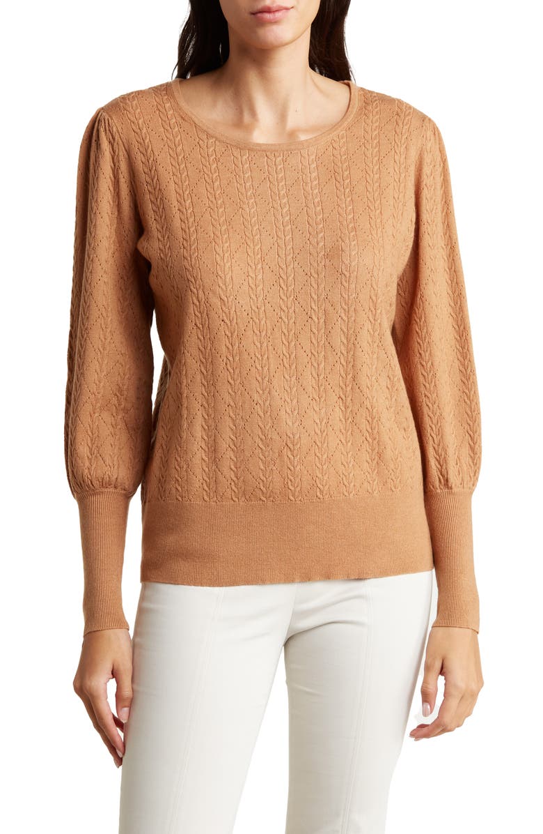 Adrianna Papell Cable Knit Sweater | Nordstromrack