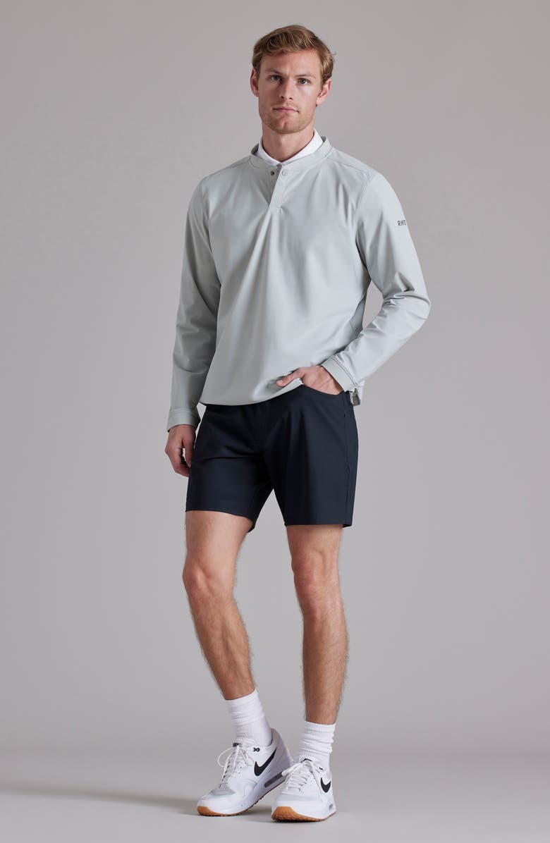 Rhone Momentum Water Repellent Snap Henley | Nordstromrack