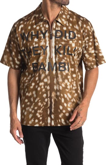 Burberry Deer Graphic Print Shirt | Nordstromrack