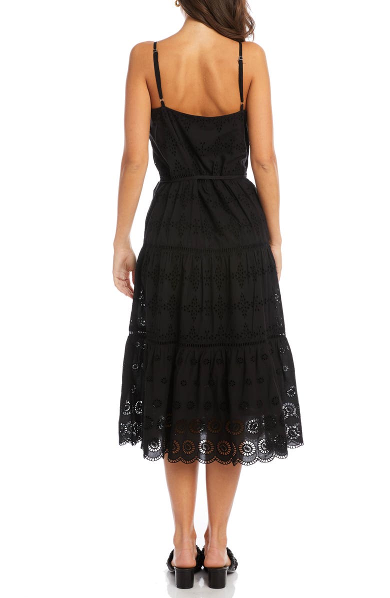Karen Kane Tiered Eyelet Cotton Sundress | Nordstromrack