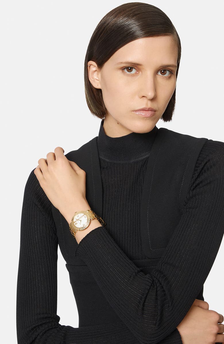 Versace Greca Icons Bracelet Watch, 36mm | Nordstrom