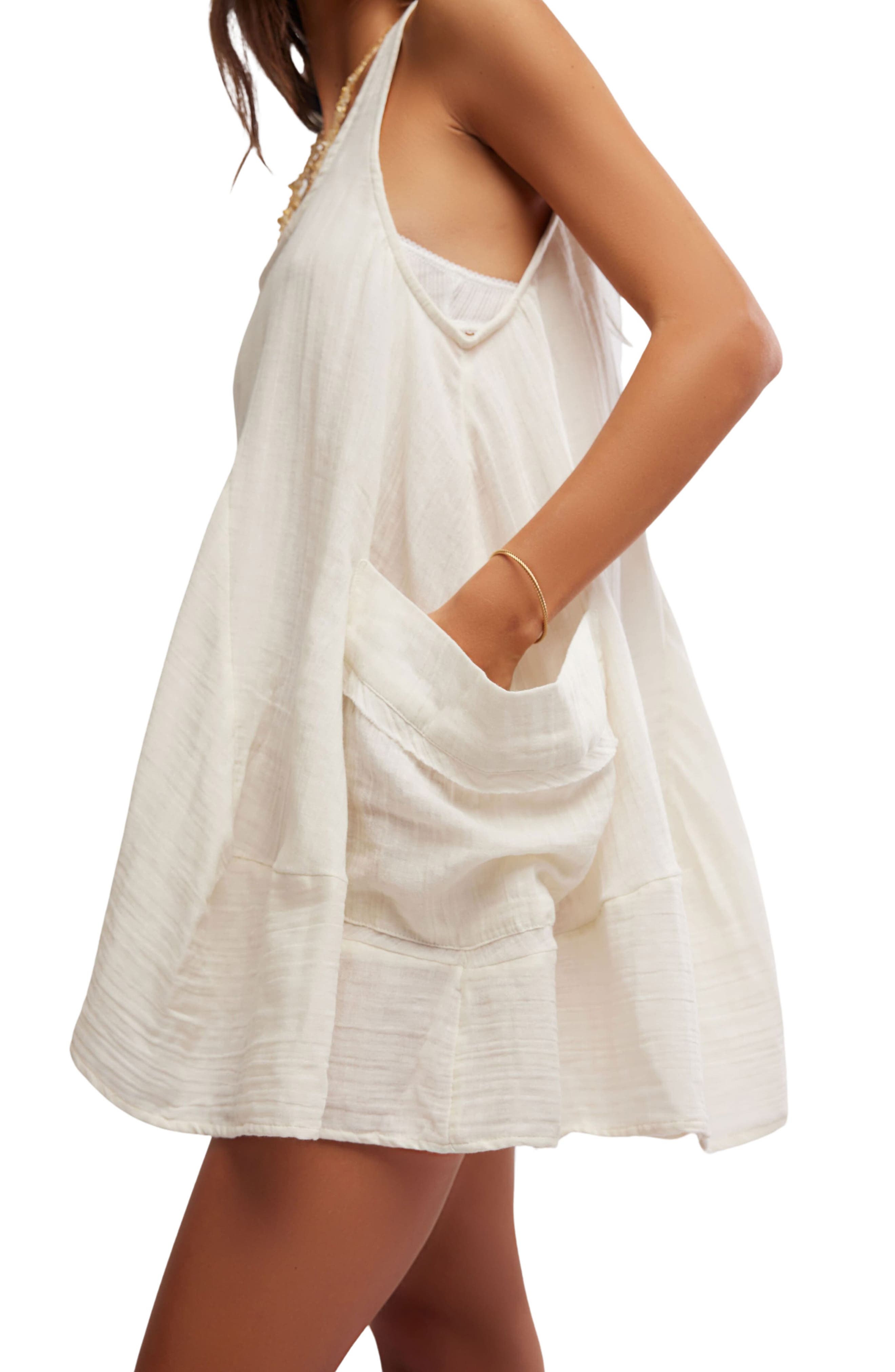 Free People Pina Colada Cotton Tunic Minidress | Nordstromrack