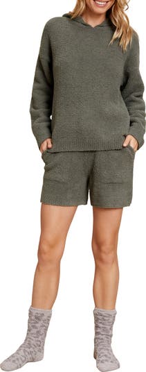 Barefoot Dreams® Hoodie & Shorts Lounge Set | Nordstrom
