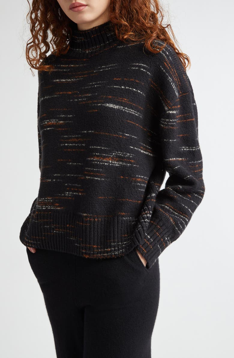 MARGARET O'LEARY Patisserie Mock Neck Cotton Blend Sweater | Nordstrom