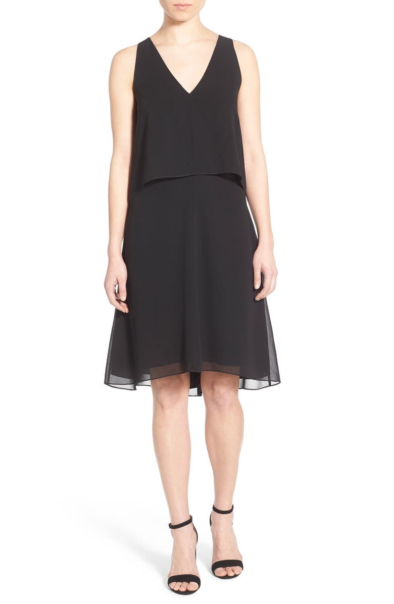 Trouvé Double Layer Shift Dress | Nordstrom