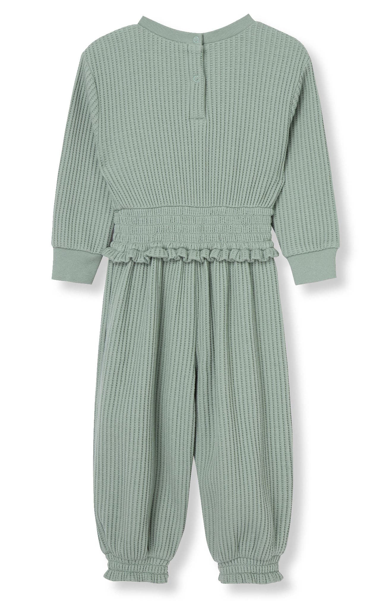 Habitual Kids Smocked Hem Thermal Romper | Nordstromrack