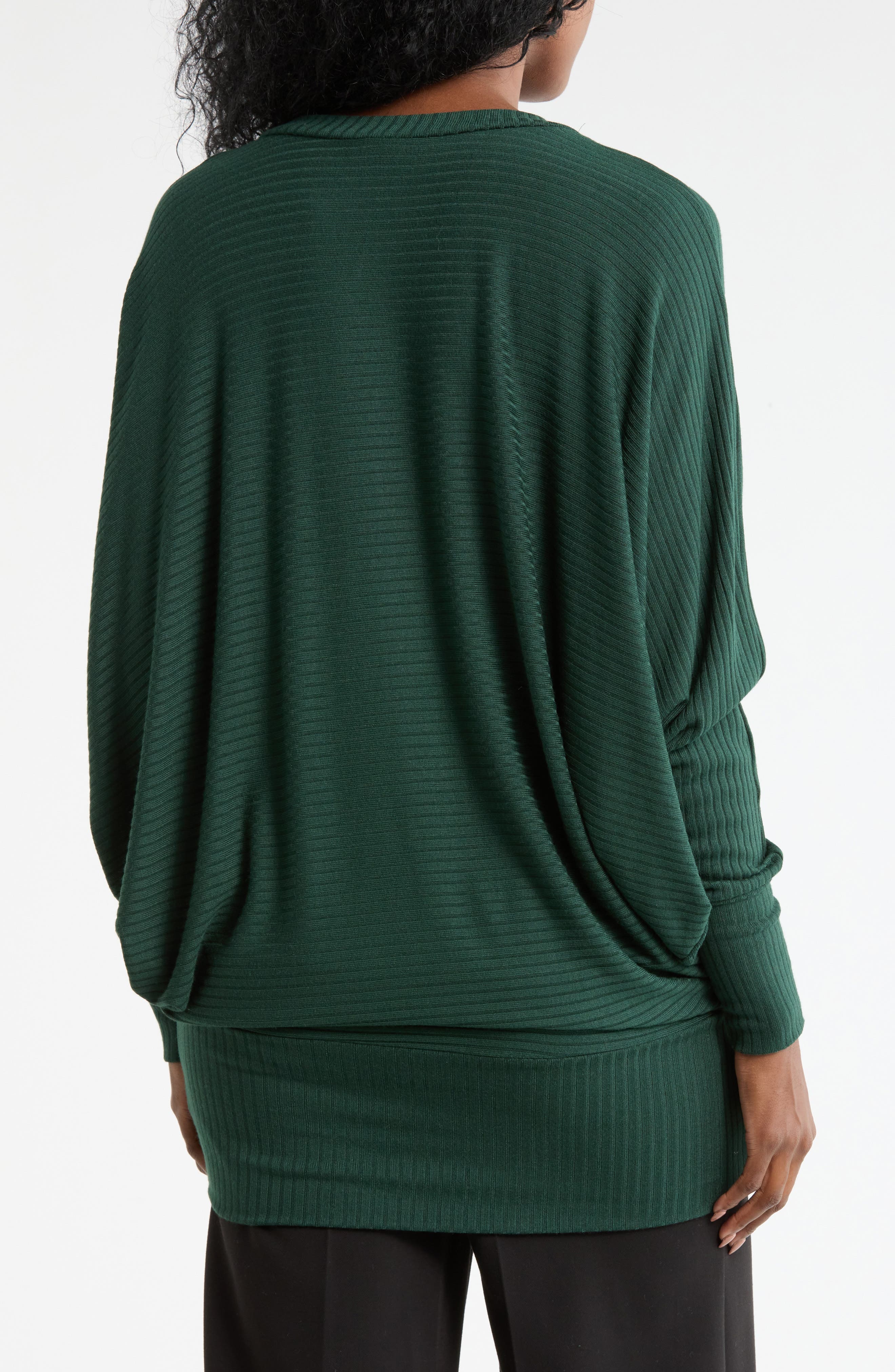 GO COUTURE V-Neck Dolman Tunic Sweater | Nordstromrack
