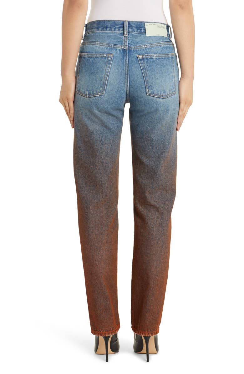 Off-White Degrade Baggy Straight Leg Jeans | Nordstrom