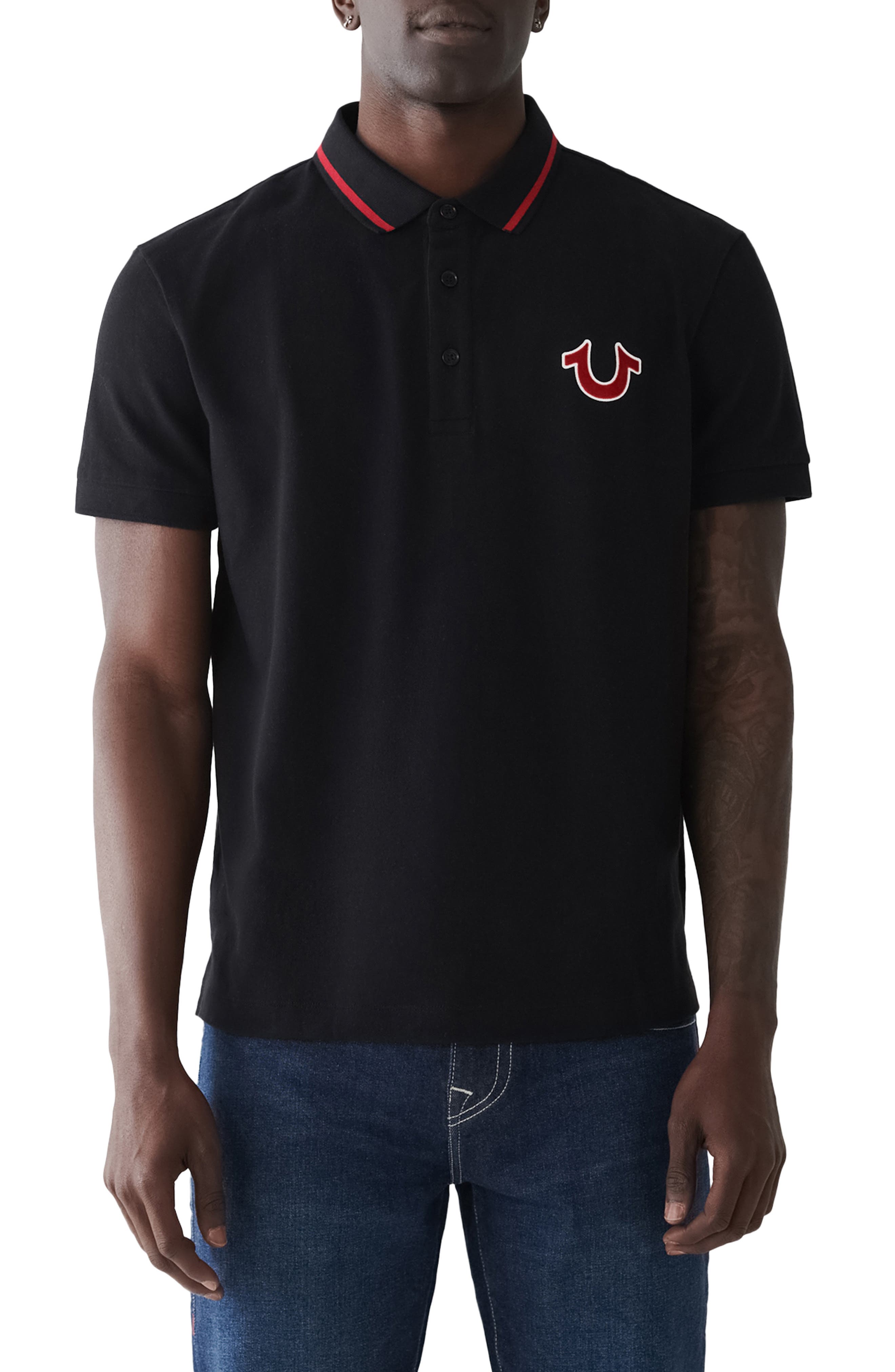 True Religion Logo Graphic Polo | Nordstrom