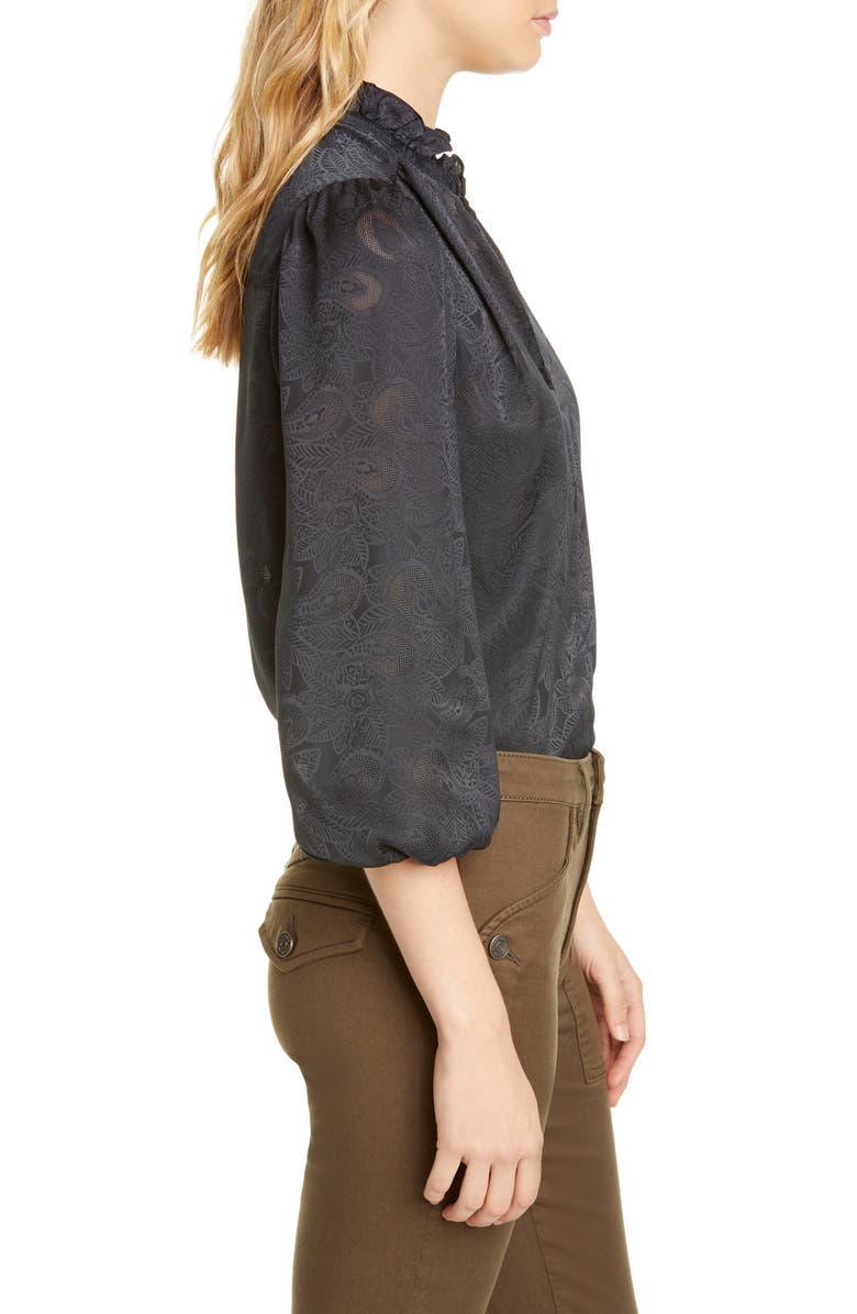 Joie Empriss Paisley Jacquard Satin Blouse | Nordstrom