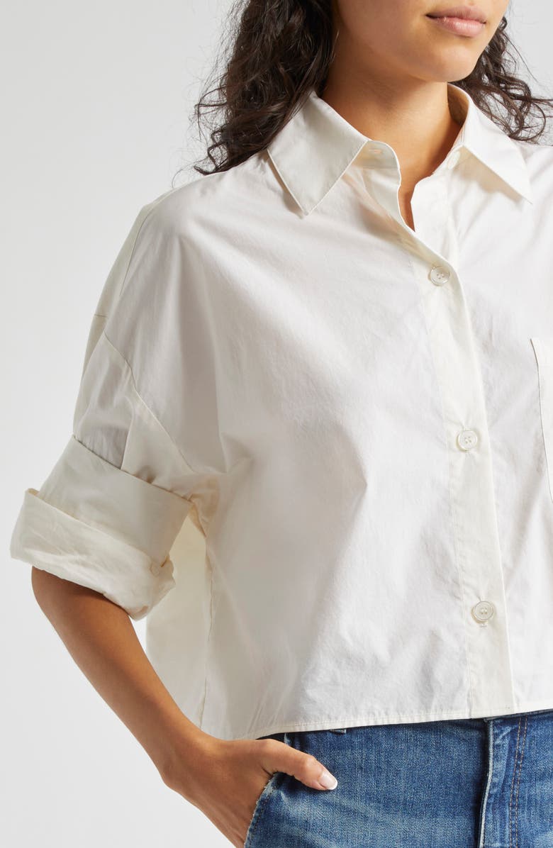 TWP Next Ex Crop Button-Up Shirt | Nordstromrack