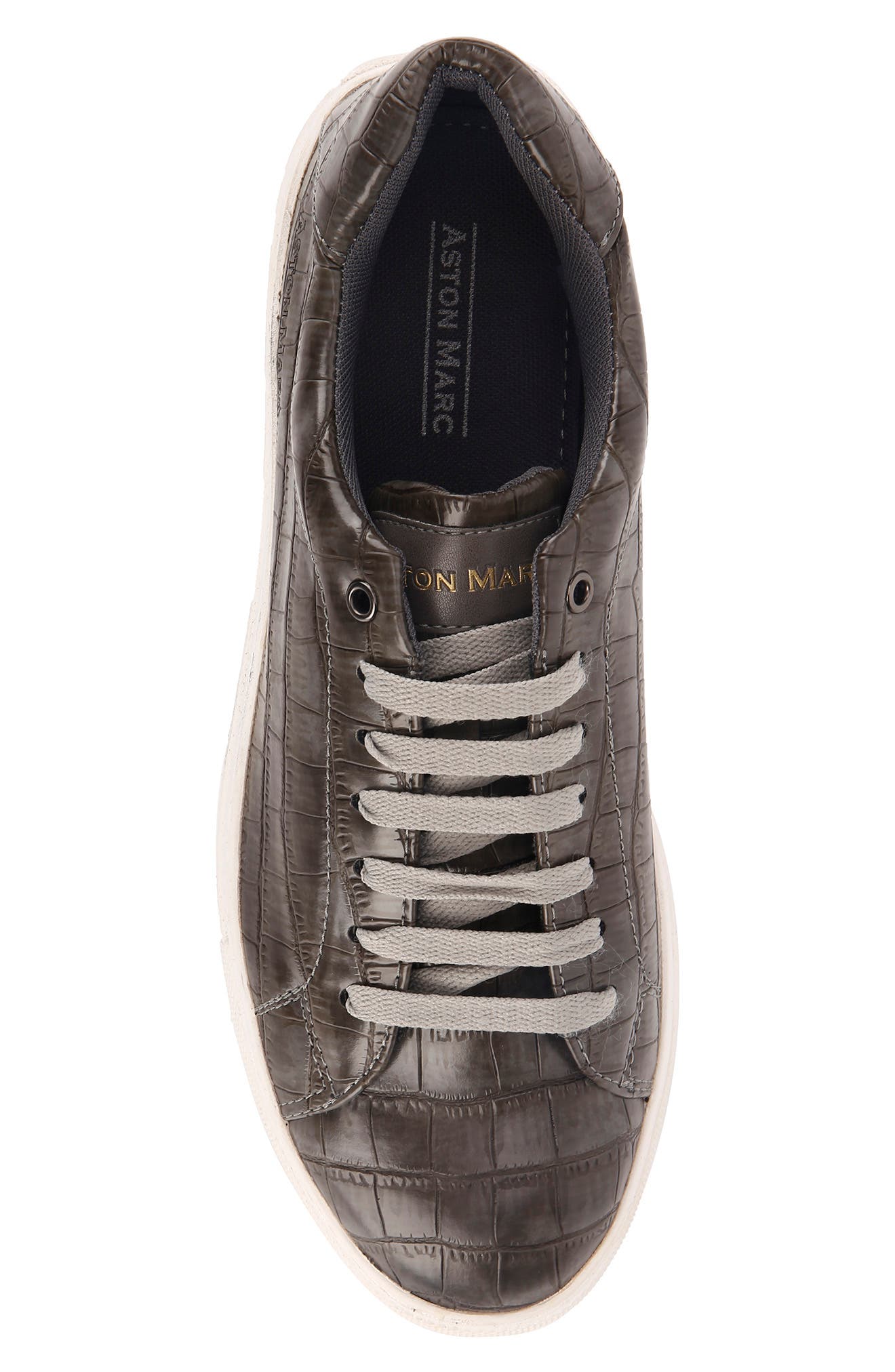 ASTON MARC Croc Embossed Design Sneaker (Men) | Nordstromrack