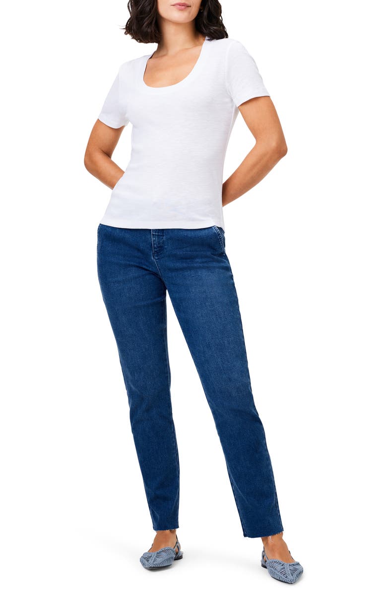 NZT by NIC+ZOE Scoop Neck Cotton Blend T-Shirt | Nordstromrack