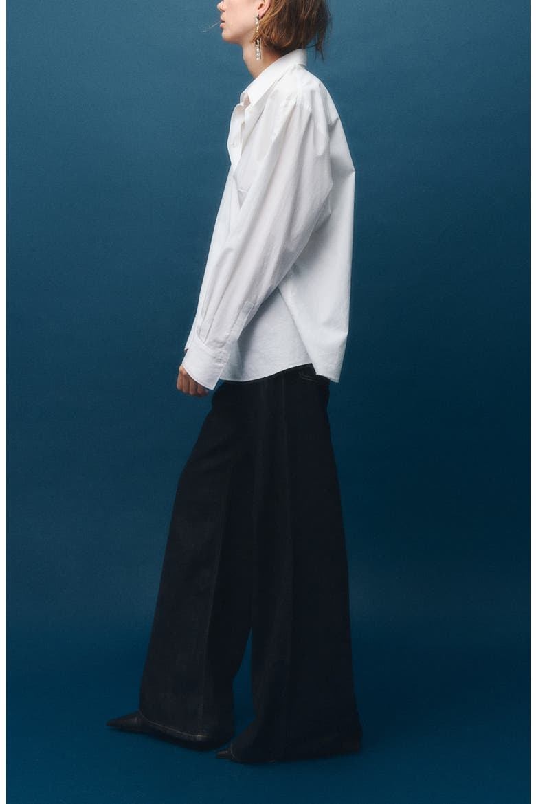 Mid Rise Button Fly Wide Leg Jeans (Women) | Nordstromrack