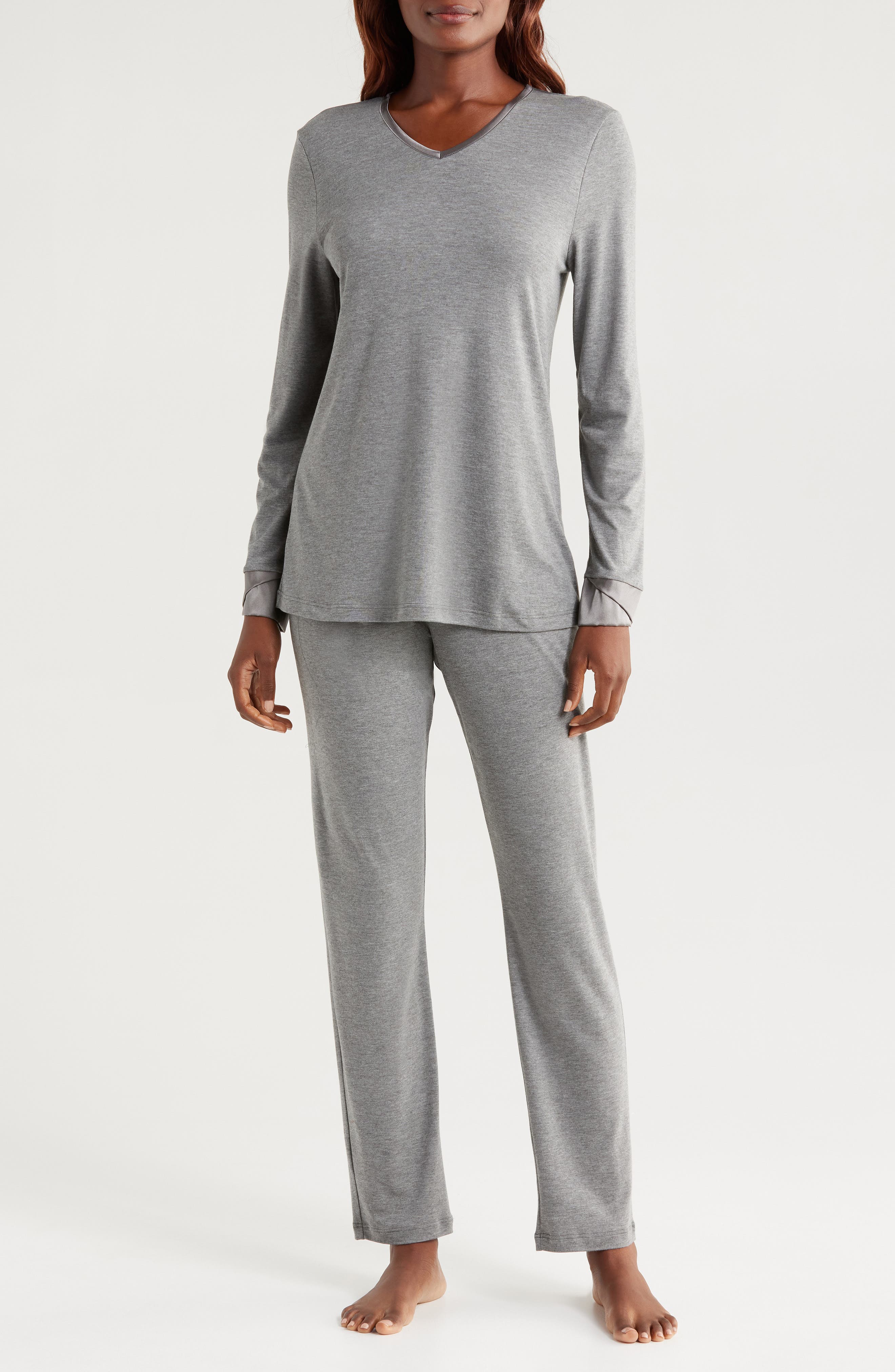 Hanro Virginia Long Sleeve Pajamas | Nordstrom