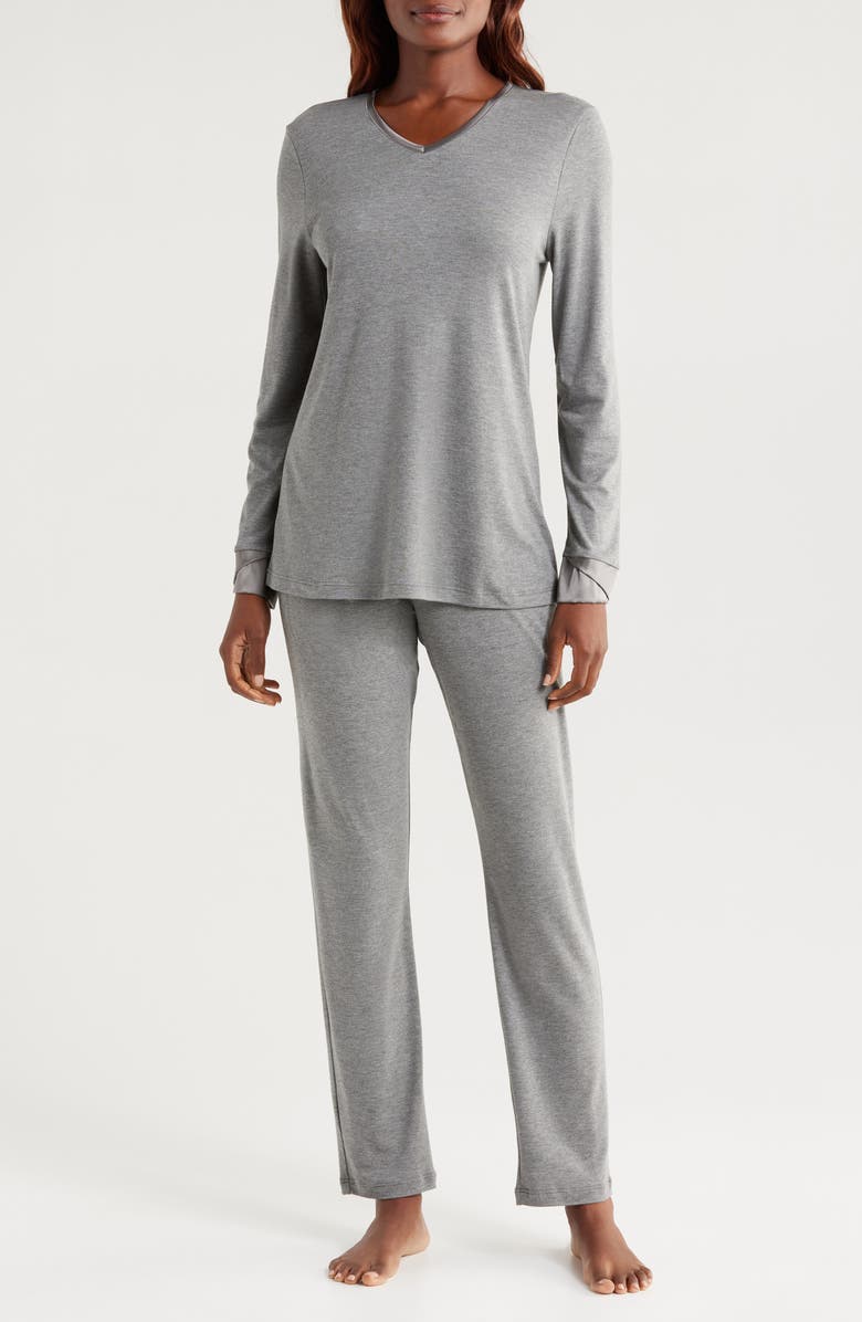 Hanro Virginia Long Sleeve Pajamas | Nordstrom