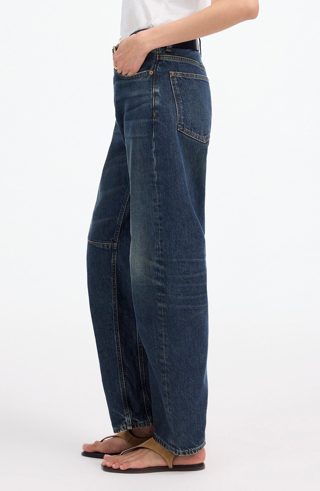Madewell The Darted Barrel Leg Jeans | Nordstromrack