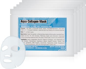 MARTINNI MASKS Aqua Collagen Mask - Pack of 5 | Nordstromrack