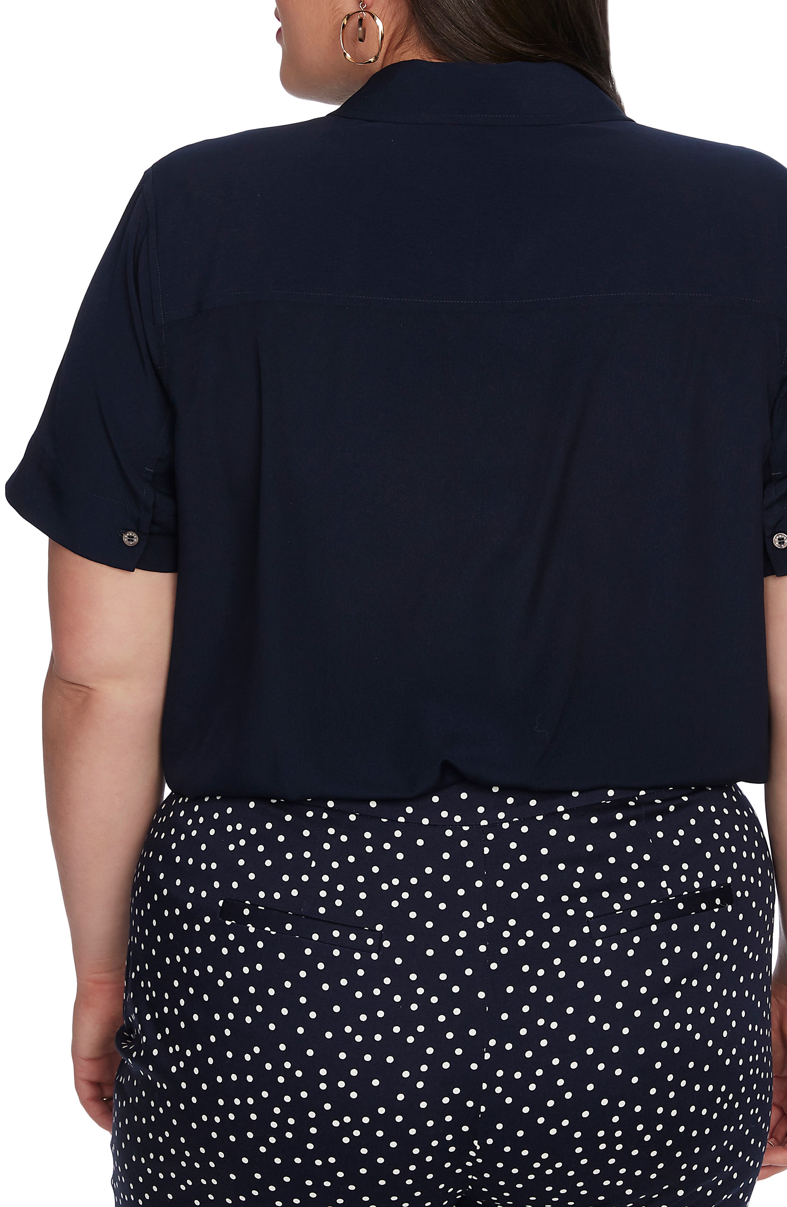 Court & Rowe Patch Pocket Collared Blouse | Nordstromrack