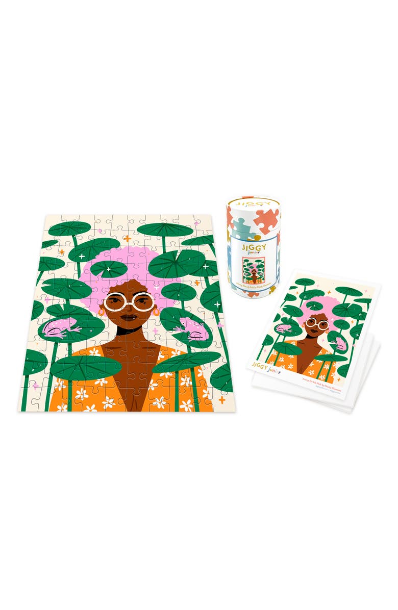 JIGGY Junior Among the Lily Pads 100-Piece Jigsaw Puzzle | Nordstrom