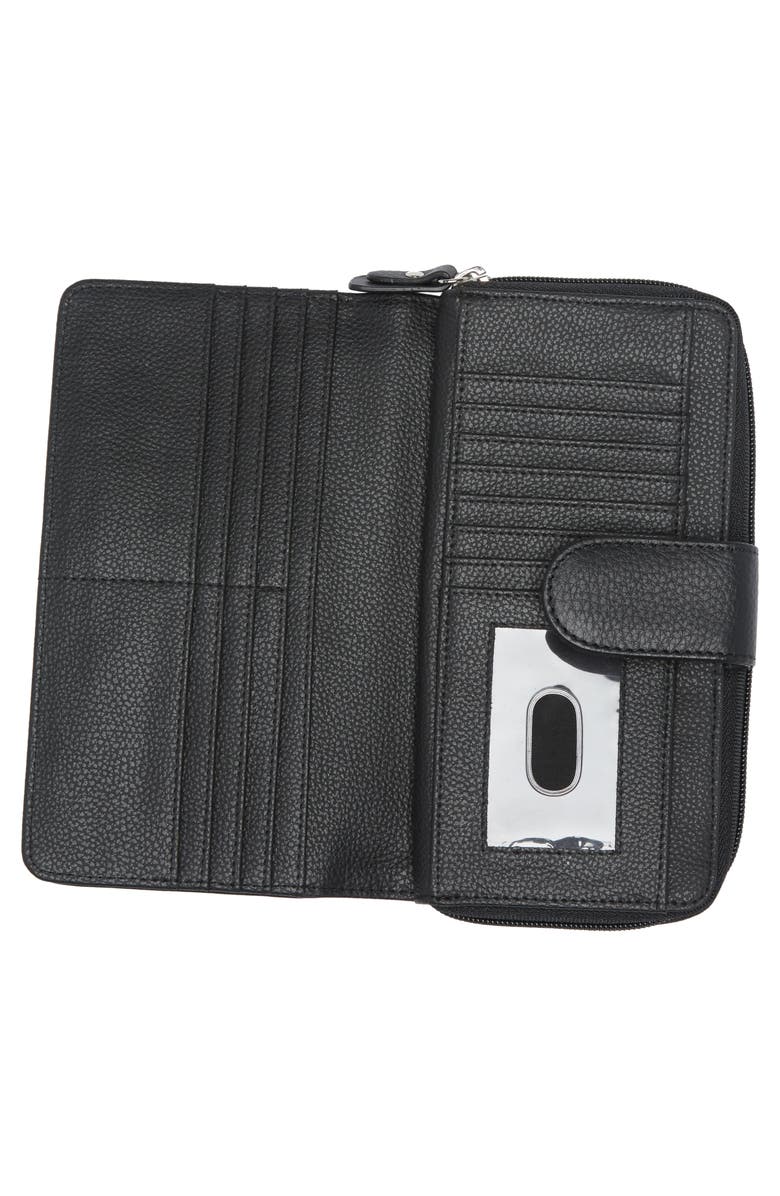 MUNDI SMALL LEATHER GOODS MUNDI Leather Zip Tab Wallet | Nordstromrack