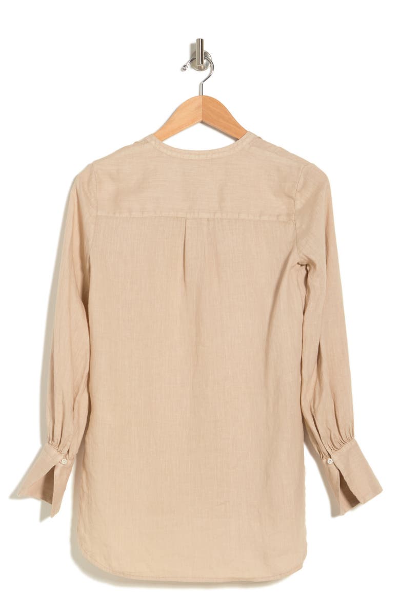 Theory Long Sleeve Linen Tunic | Nordstromrack