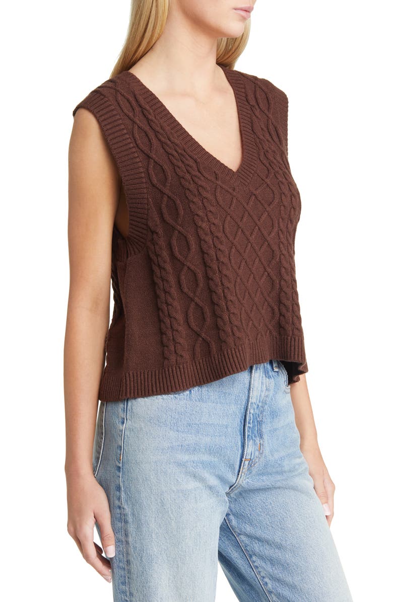 AWARE by VERO MODA Breeze Row Sweater Vest | Nordstromrack