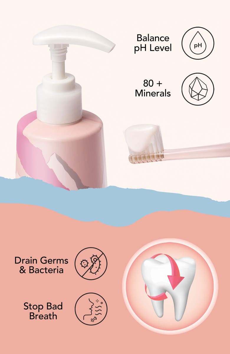 Rael Himalayan Pink Salt Toothpaste Bottle with Pump | Nordstrom