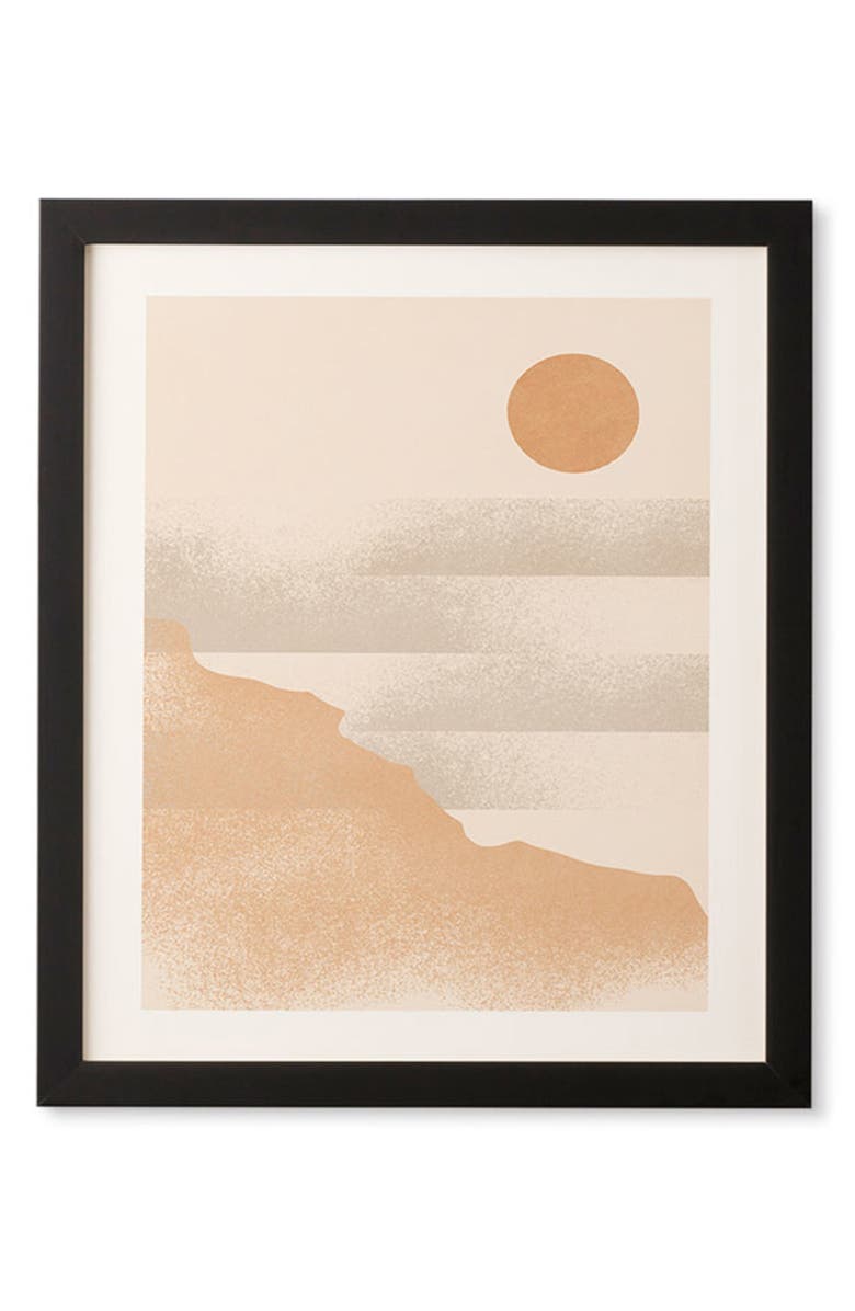 Deny Designs Lola Terracota Minimal Sunset Art Print - 19"x22.4 ...