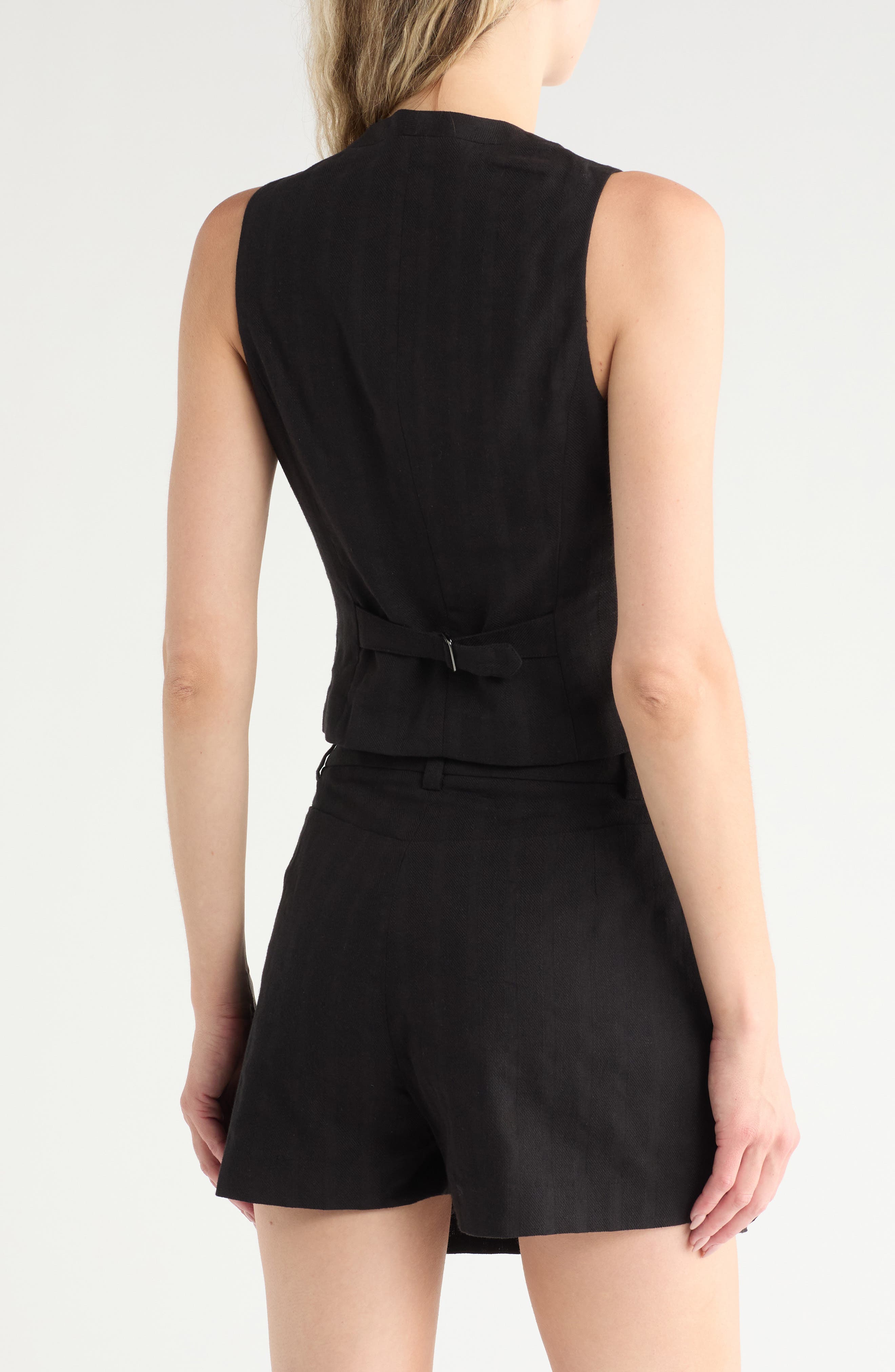 rag & bone Cressida Cotton & Linen Vest | Nordstromrack