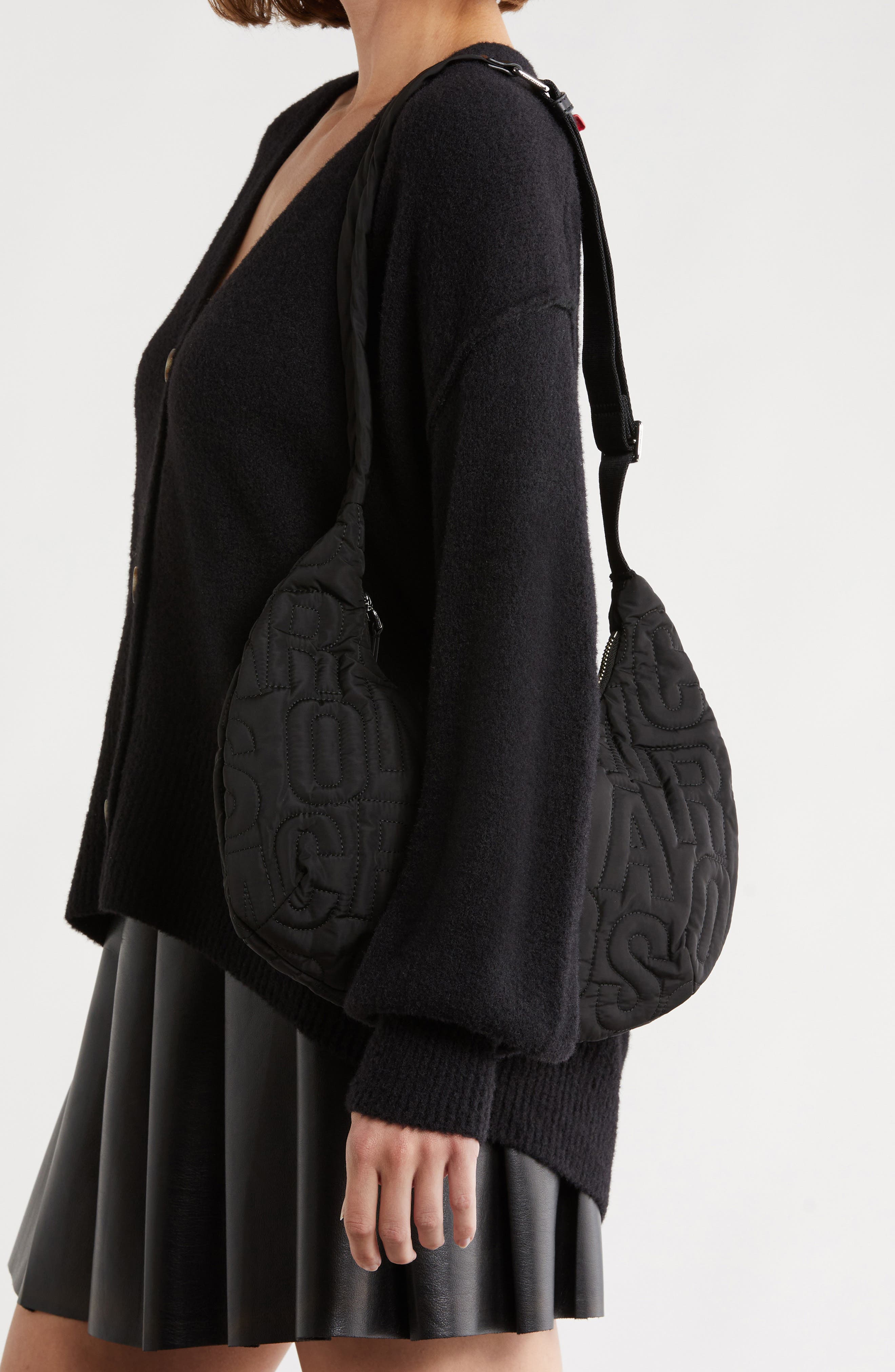 Marc Jacobs Nylon Jumbled Logo Shoulder Bag | Nordstromrack