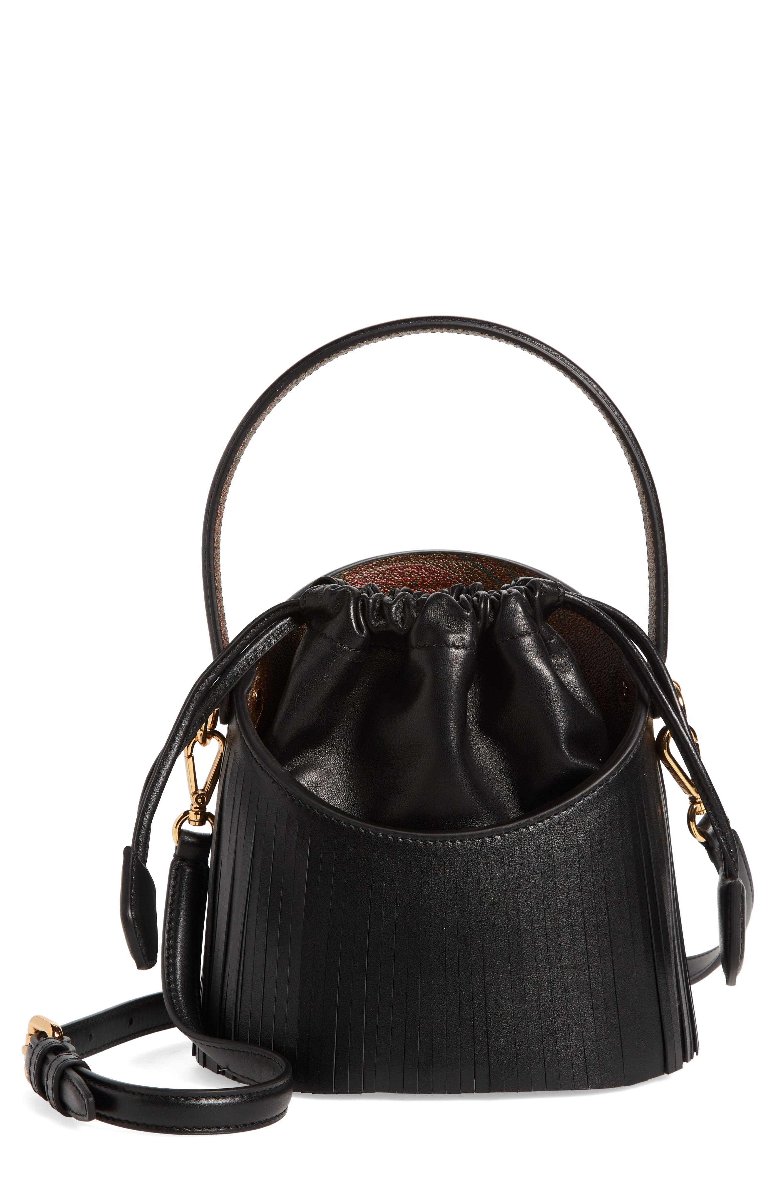 Etro Small Saturno Leather Bucket Bag | Nordstromrack
