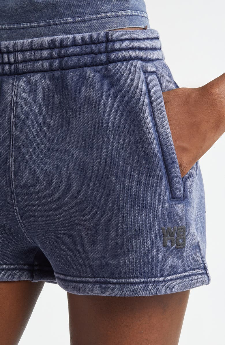 Alexander Wang Acid Wash French Terry Shorts | Nordstromrack