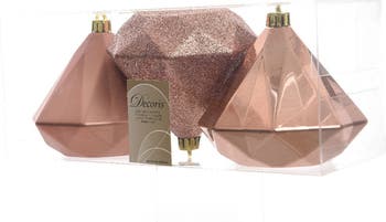 Decoris Set of 3 Giant Diamond Ornaments | Nordstrom