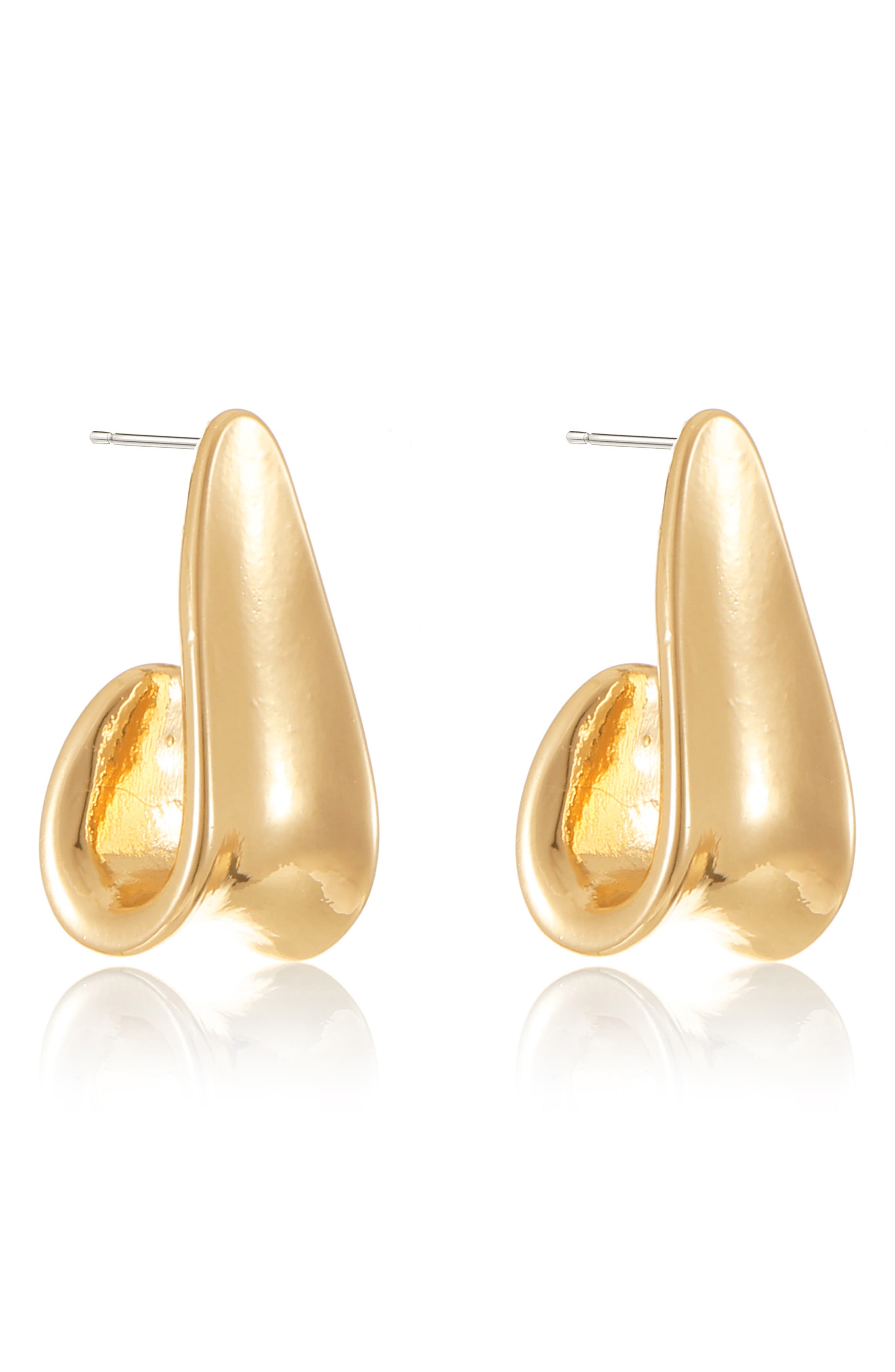 Ettika Draped Concave Hoop Earrings | Nordstromrack