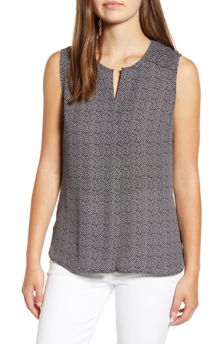 DR2 by Daniel Rainn Daniel Rainn Pleat Shoulder Tank Top | Nordstrom