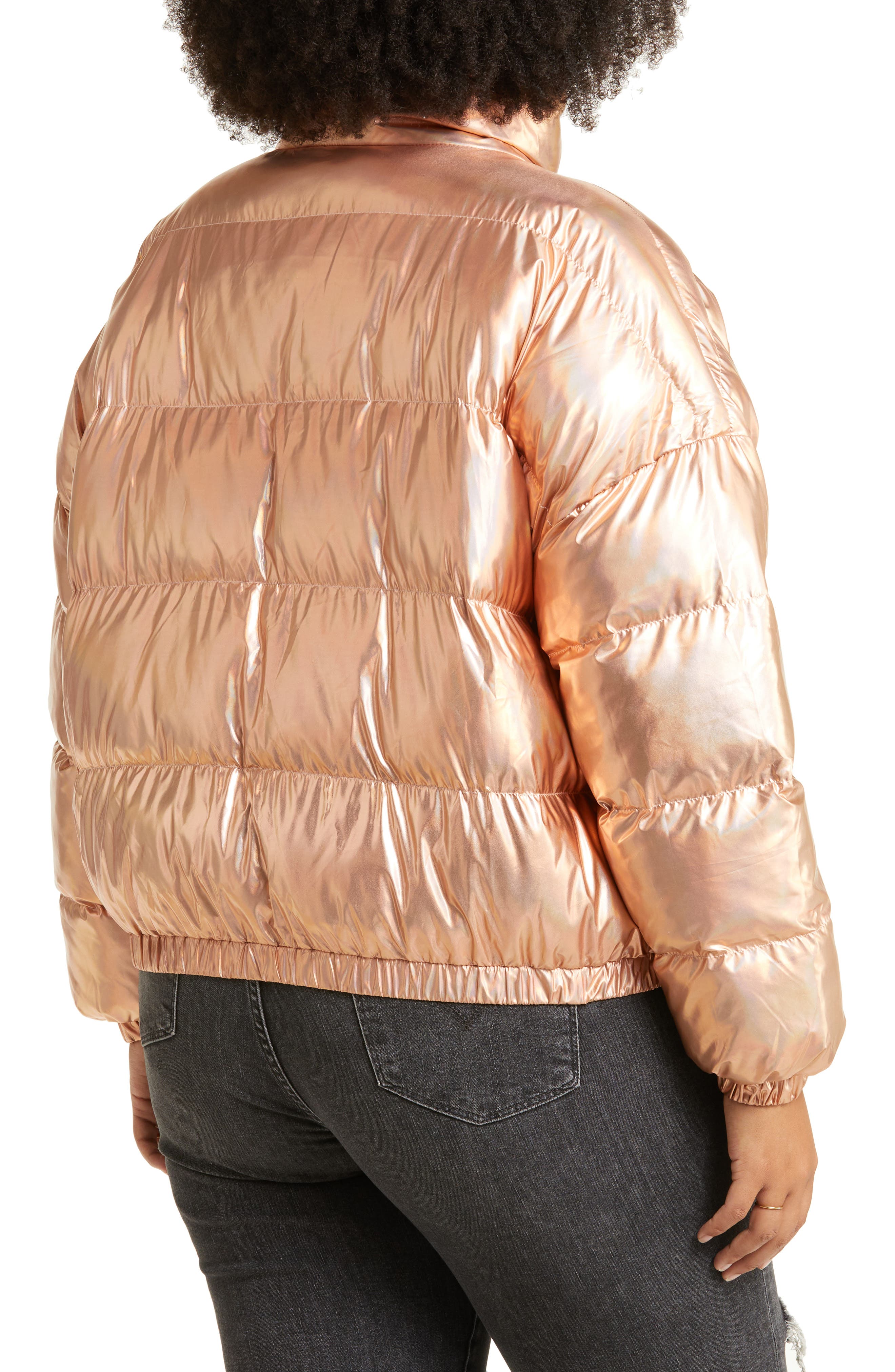 BP. Pearlized Shine Puffer Jacket | Nordstromrack