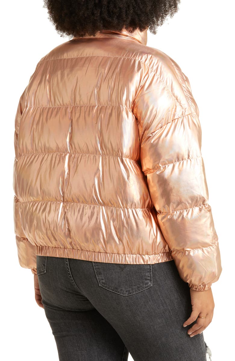 BP. Pearlized Shine Puffer Jacket | Nordstromrack